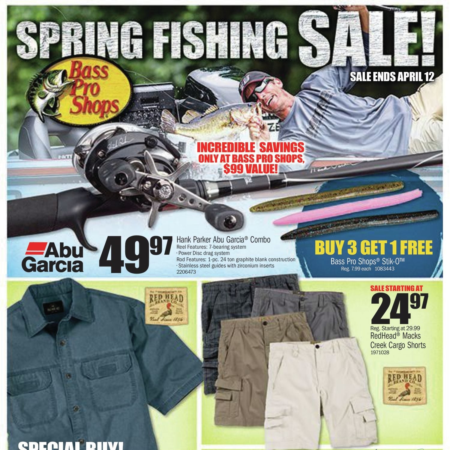 Bass Pro Shops Weekly Flyer - Spring Fishing Sale! - Mar 30 – Apr 12 ...