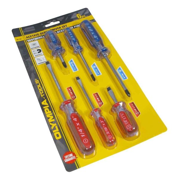 [Amazon.ca]Olympia Tools 80-785 6-Piece Acetate Screwdriver Set - $7.63 ...