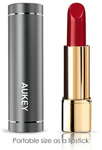 [Amazon.com] UPDATED - AUKEY 5000mah Lipstick battery $12.74 ...