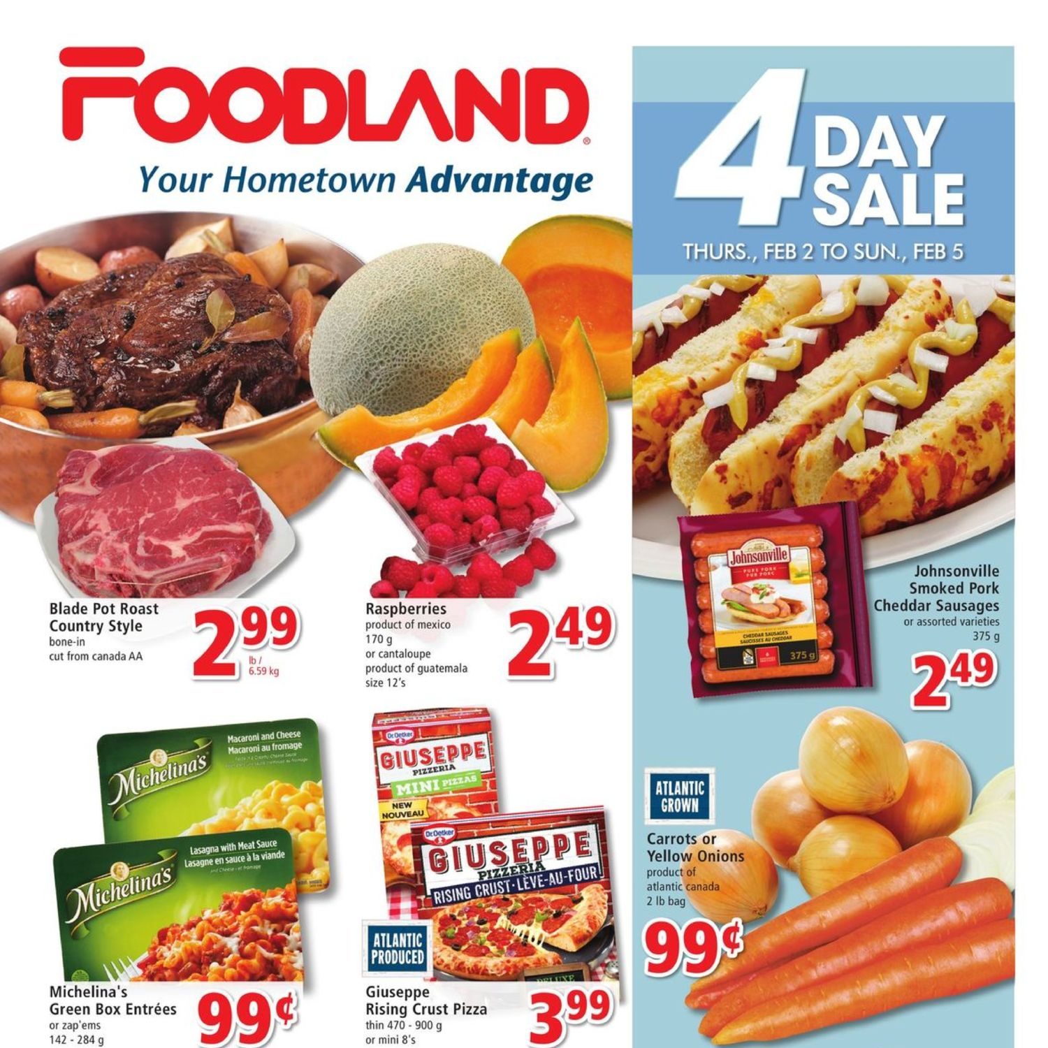 Foodland Weekly Flyer - Weekly Specials - Feb 2 – 8 - RedFlagDeals.com