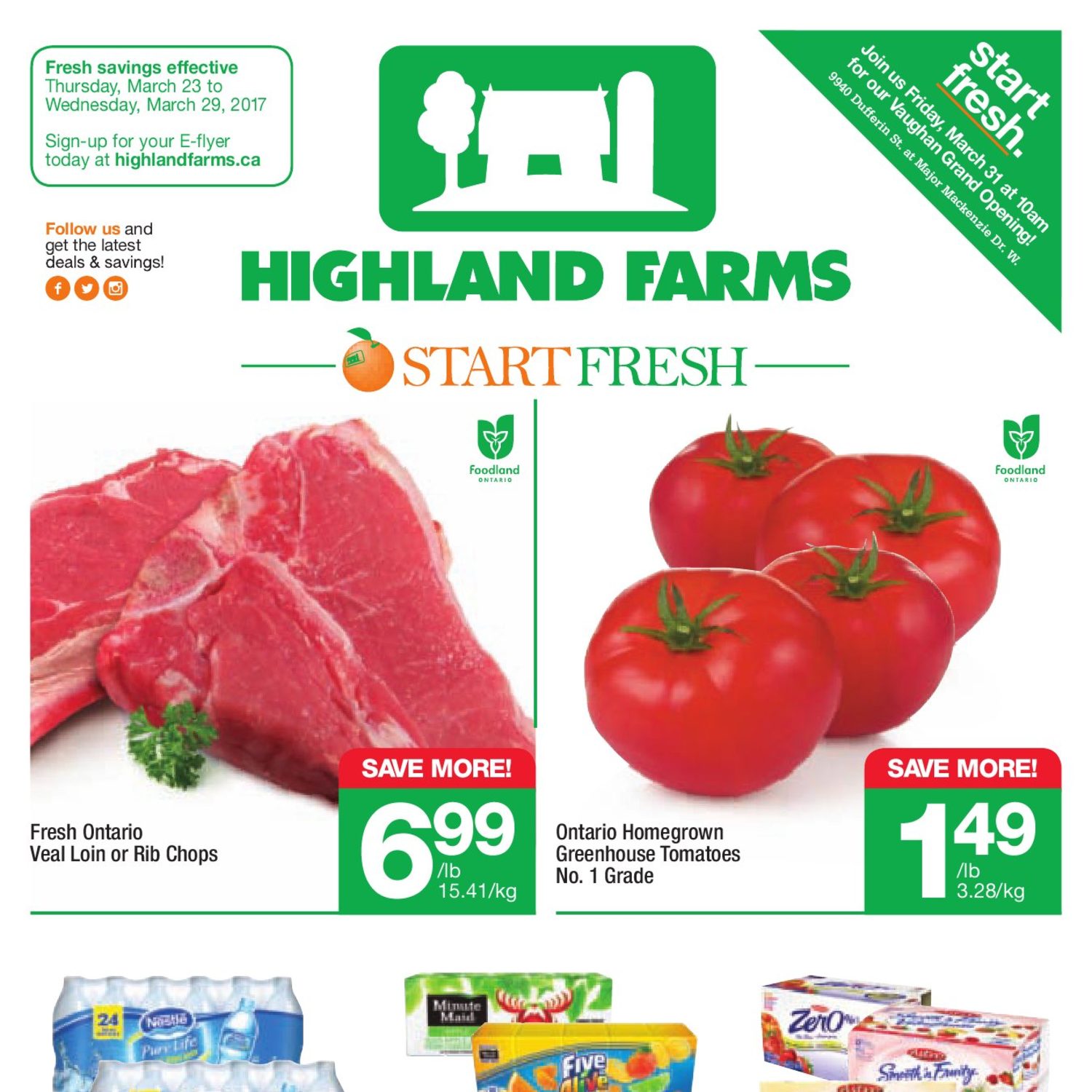 Highland Farms Weekly Flyer - Weekly Specials - Start Fresh - Mar 23 ...