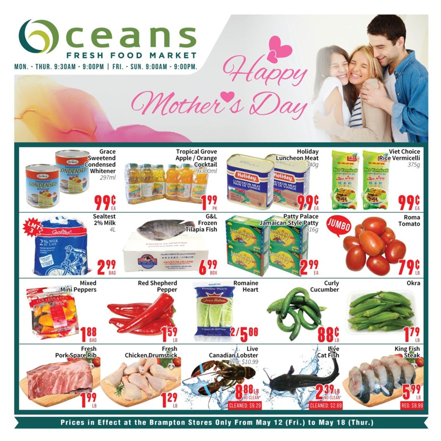 Oceans Fresh Food Market Weekly Flyer - Weekly Specials - May 12 – 18 ...