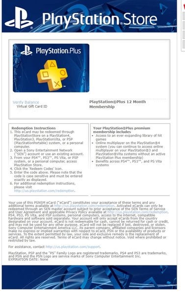 [pcgamesupply.com] PSN 1 Year PlayStation Plus Membership - $49.99 ...