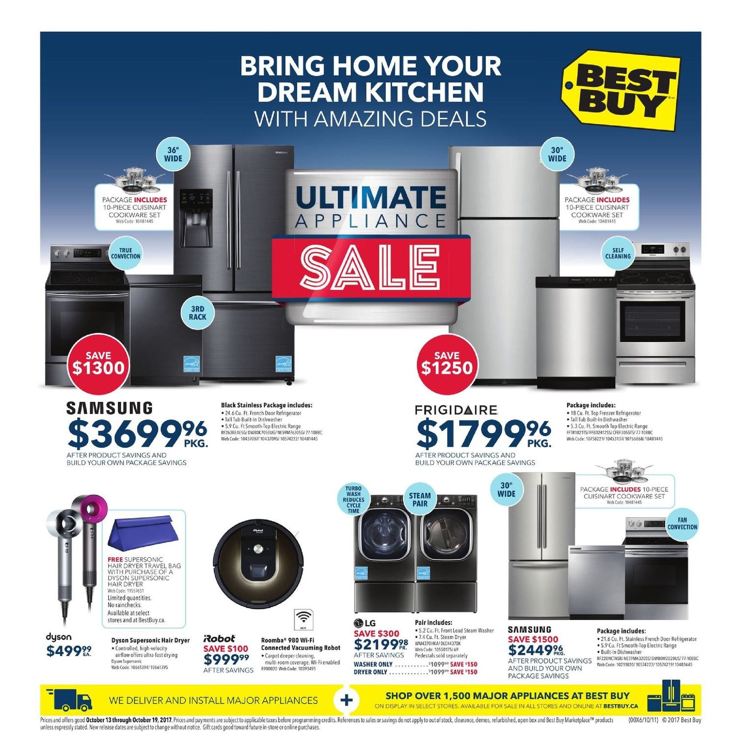 Best Buy Weekly Flyer - Weekly - Ultimate Appliance Sale - Oct 13 – 19 ...