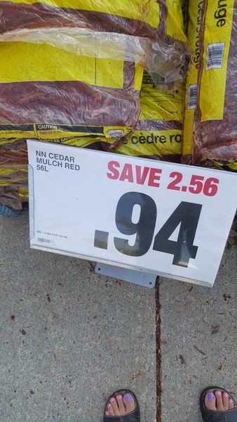 Real Canadian Superstore No Name Red Cedar Mulch 0 94 56l Bag