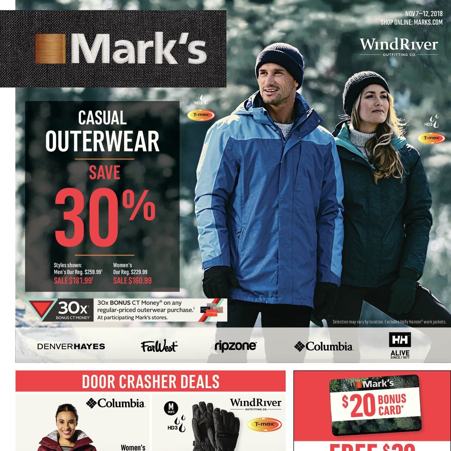 Mark's Weekly Flyer - 6 Days of Savings - Nov 7 – 12 - RedFlagDeals.com