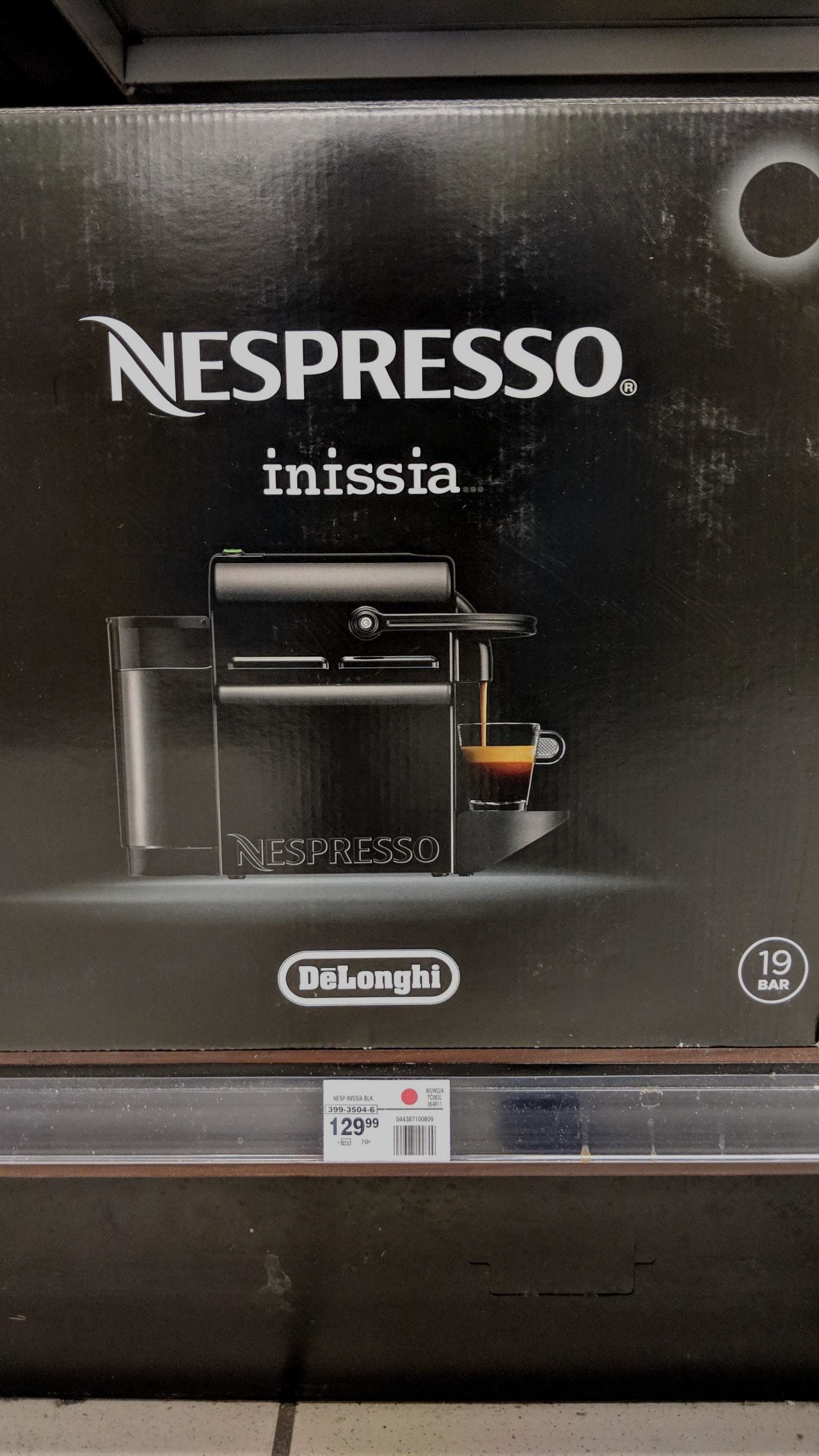 [Costco] Nespresso Inissia Coffee Machine - $99.97 Now with $100 ...