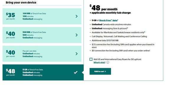 Koodo data plans - RedFlagDeals.com Forums