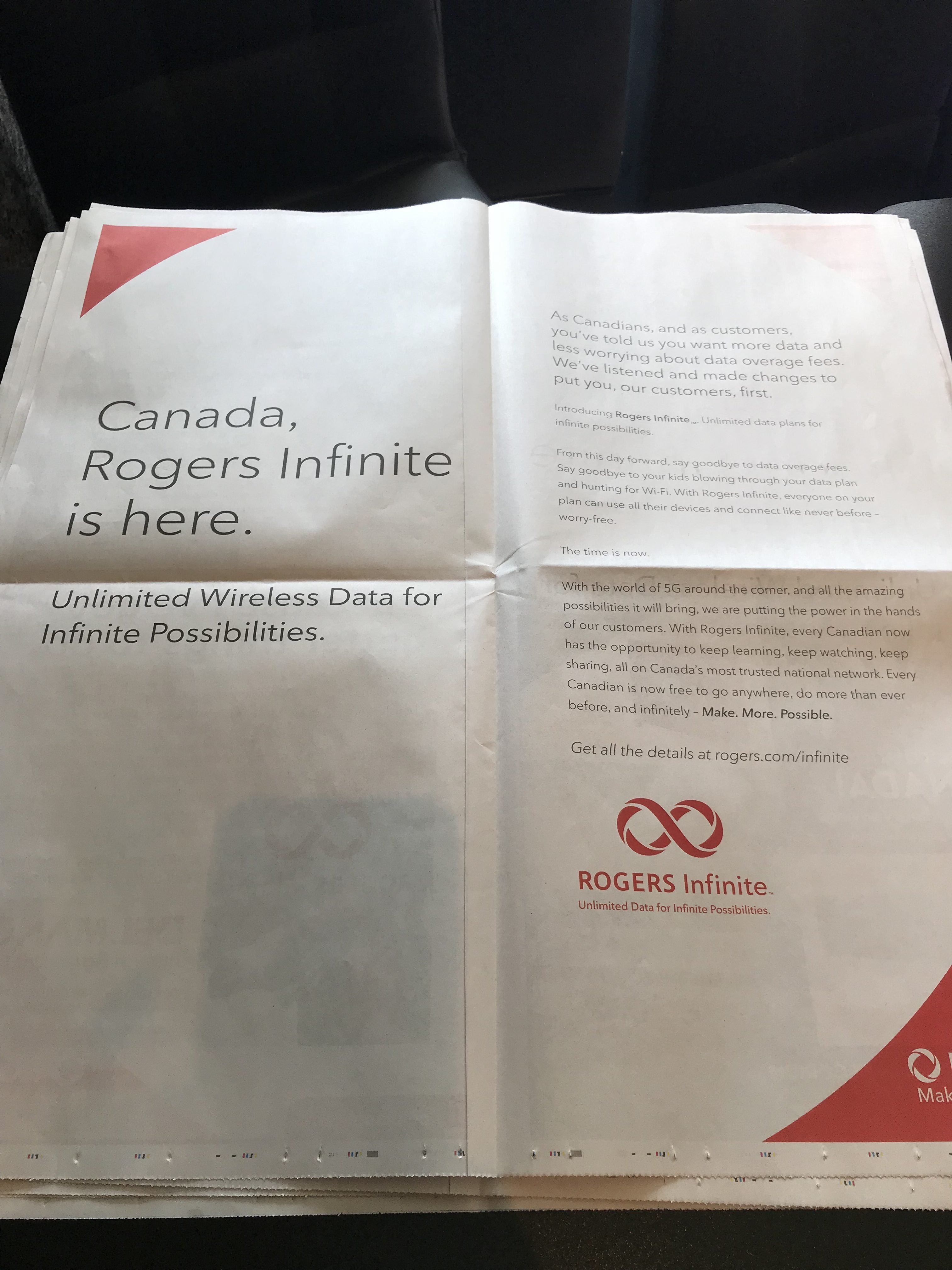 Rogers Infinite plans (Unlimited data plans) starting $75/10gb - Page ...