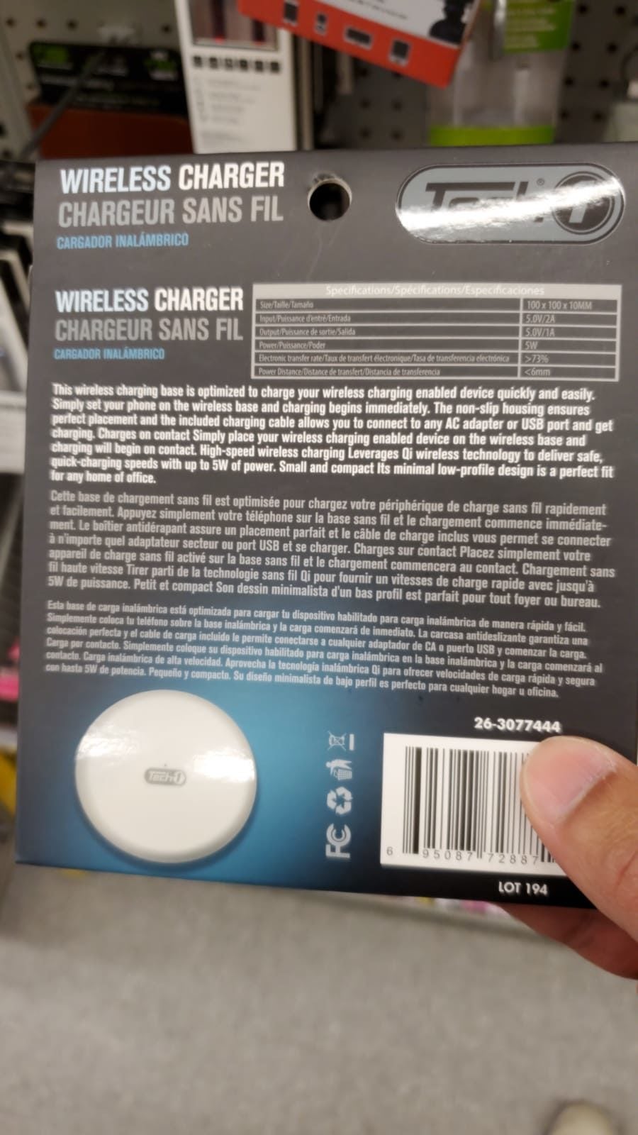 [Dollarama] Tech21 5W Wireless Charger Pad $4 - RedFlagDeals.com Forums