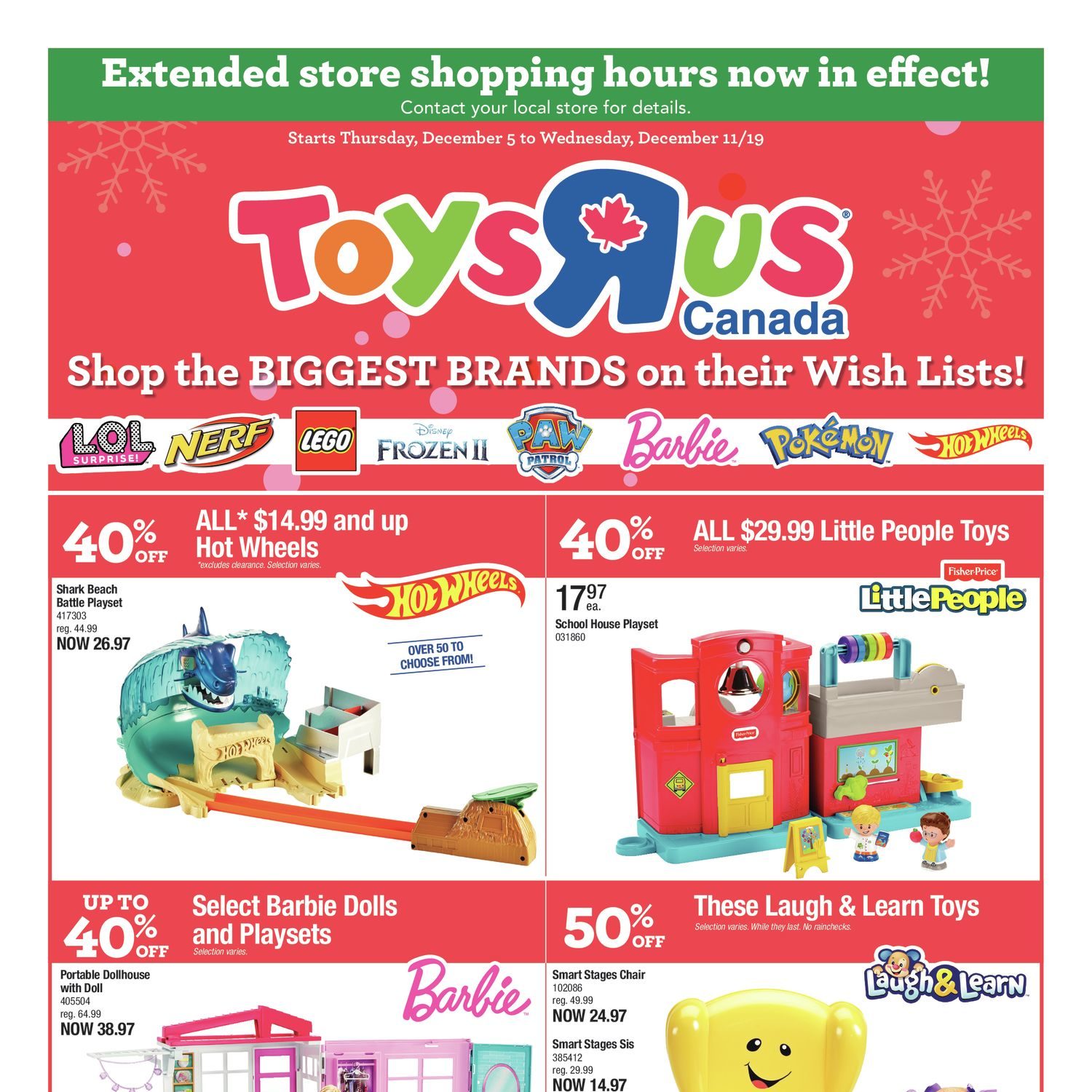 Toys R Us Weekly Flyer - Weekly - Dec 5 – 11 - RedFlagDeals.com