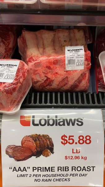 [Walmart] Walmart West Coast AAA Prime Rib for $6.77/lb - RedFlagDeals ...