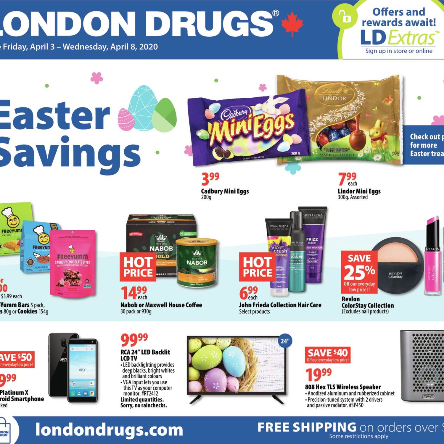 London Drugs Weekly Flyer - 6 Days of Savings - Easter Savings - Apr 3 ...