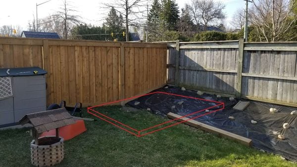 Building shed base over ditch - RedFlagDeals.com Forums