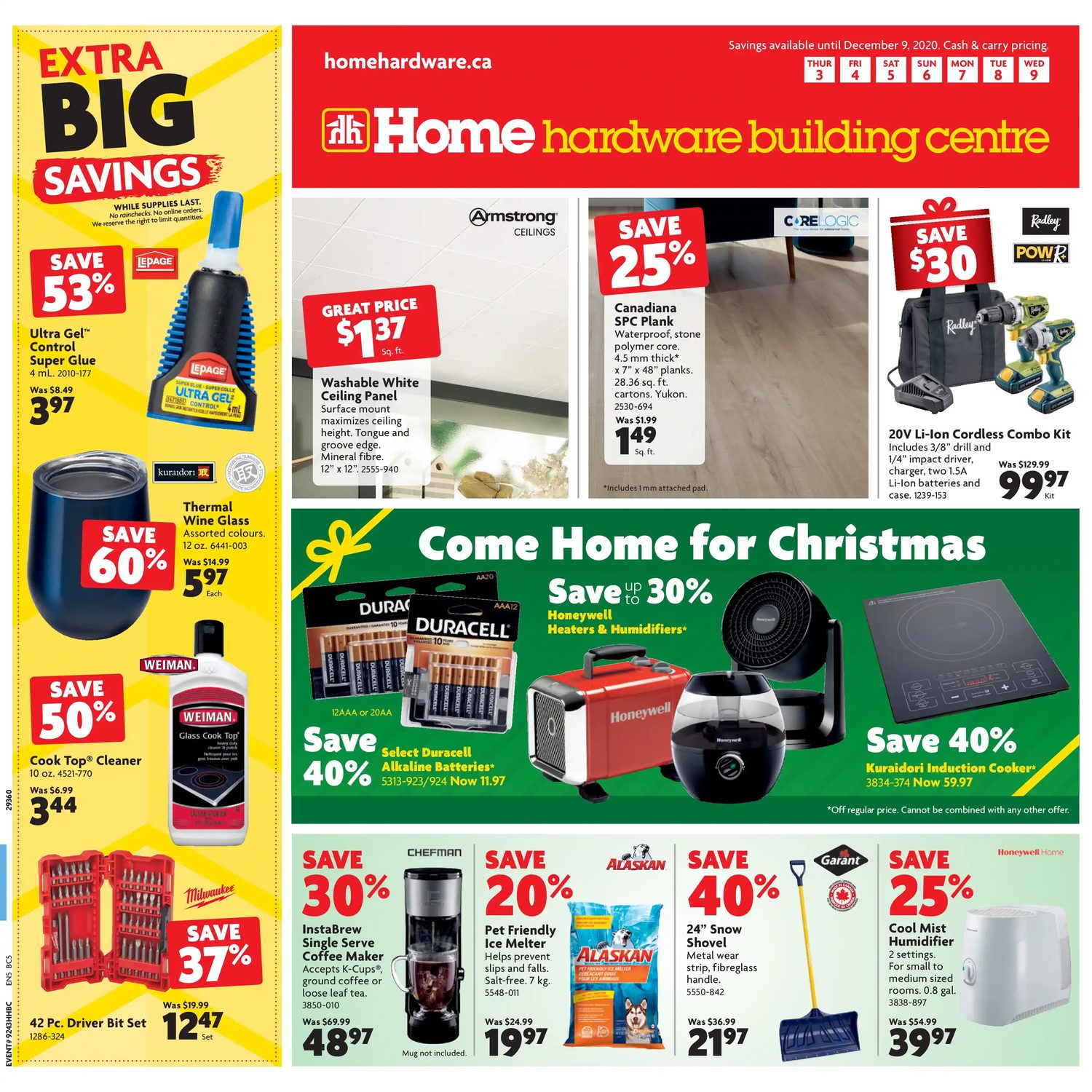Home Hardware Weekly Flyer - Building Centre - Dec 3 – 9 - RedFlagDeals.com