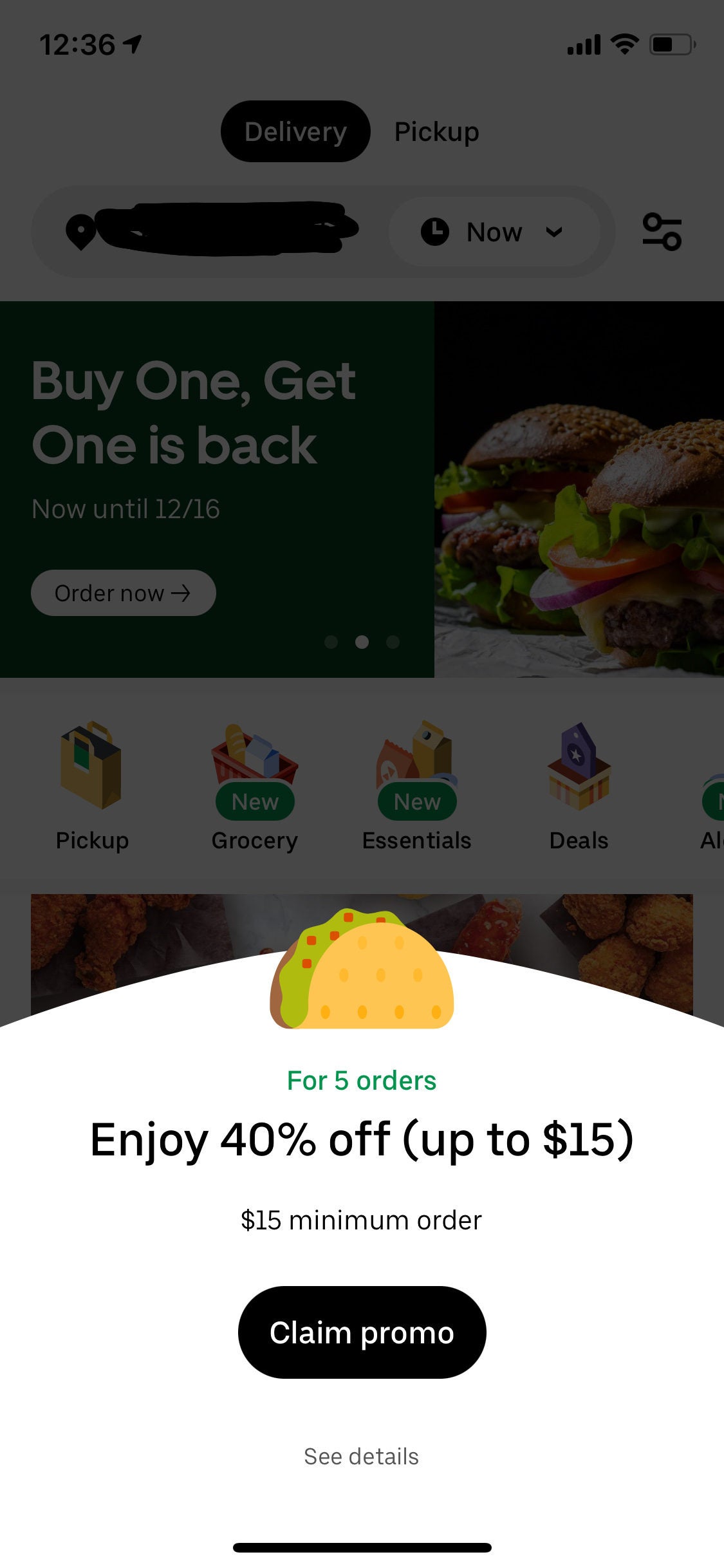[Uber Eats] 40% Off UberEats (YMMV) - RedFlagDeals.com Forums