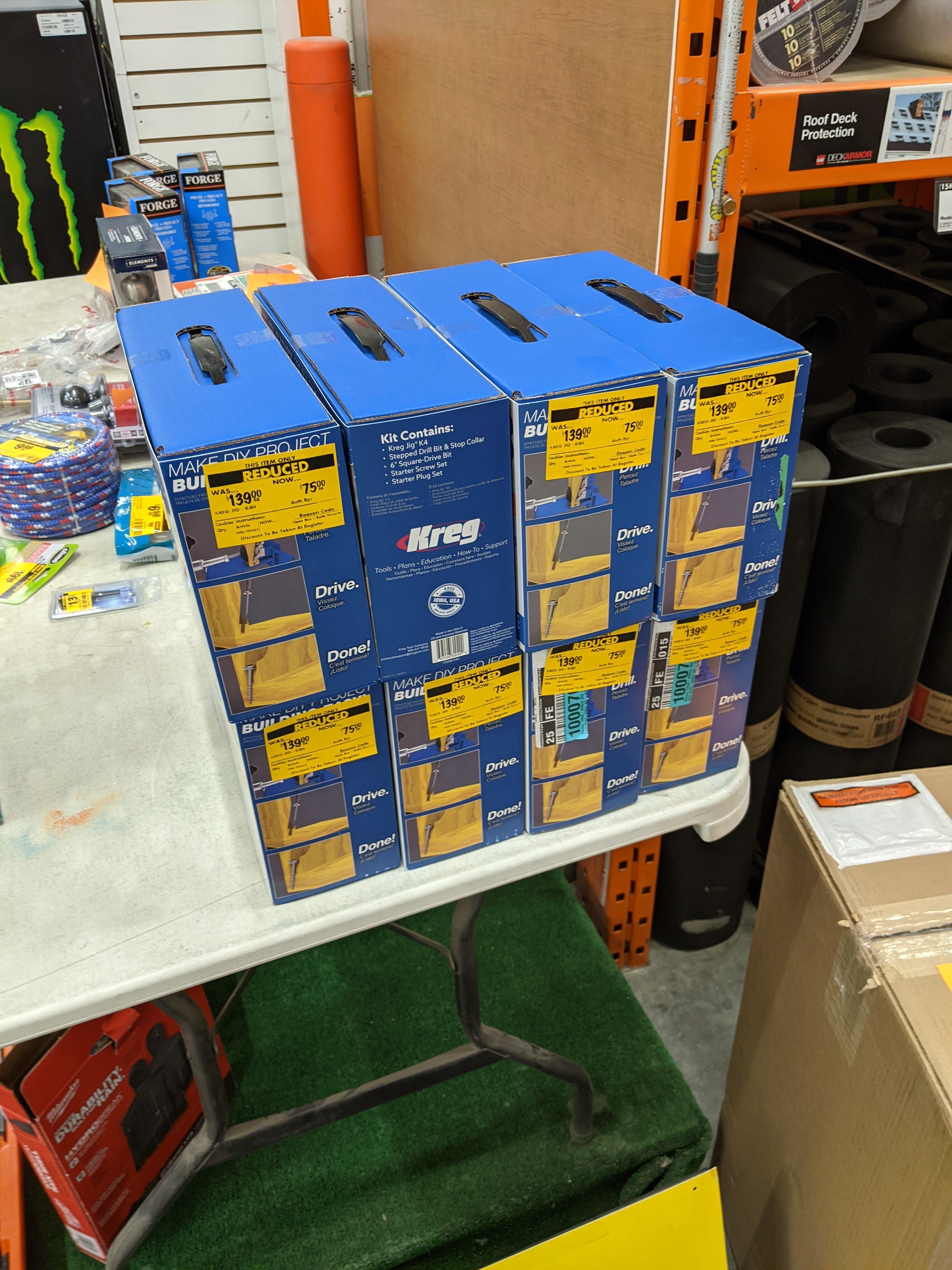 [Home Depot] Kreg K4 Kit on clearance $75.00 - RedFlagDeals.com Forums