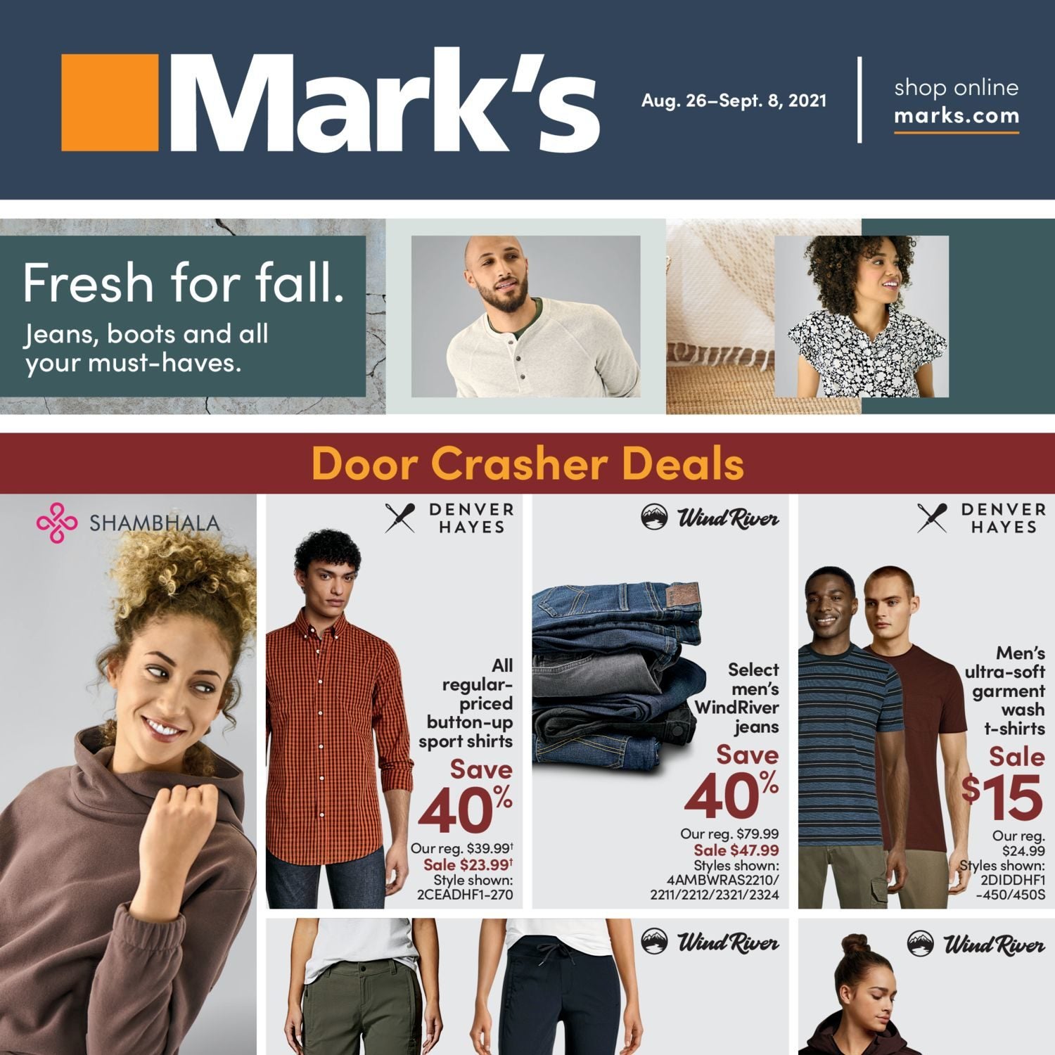 Mark's Weekly Flyer - 2 Weeks of Savings - Aug 26 – Sep 8 ...