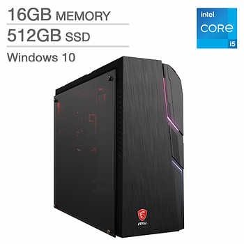 [Costco] MSI MAG Codex 5 11TC-490CA Gaming Desktop, i5-11400/16GB/512GB ...