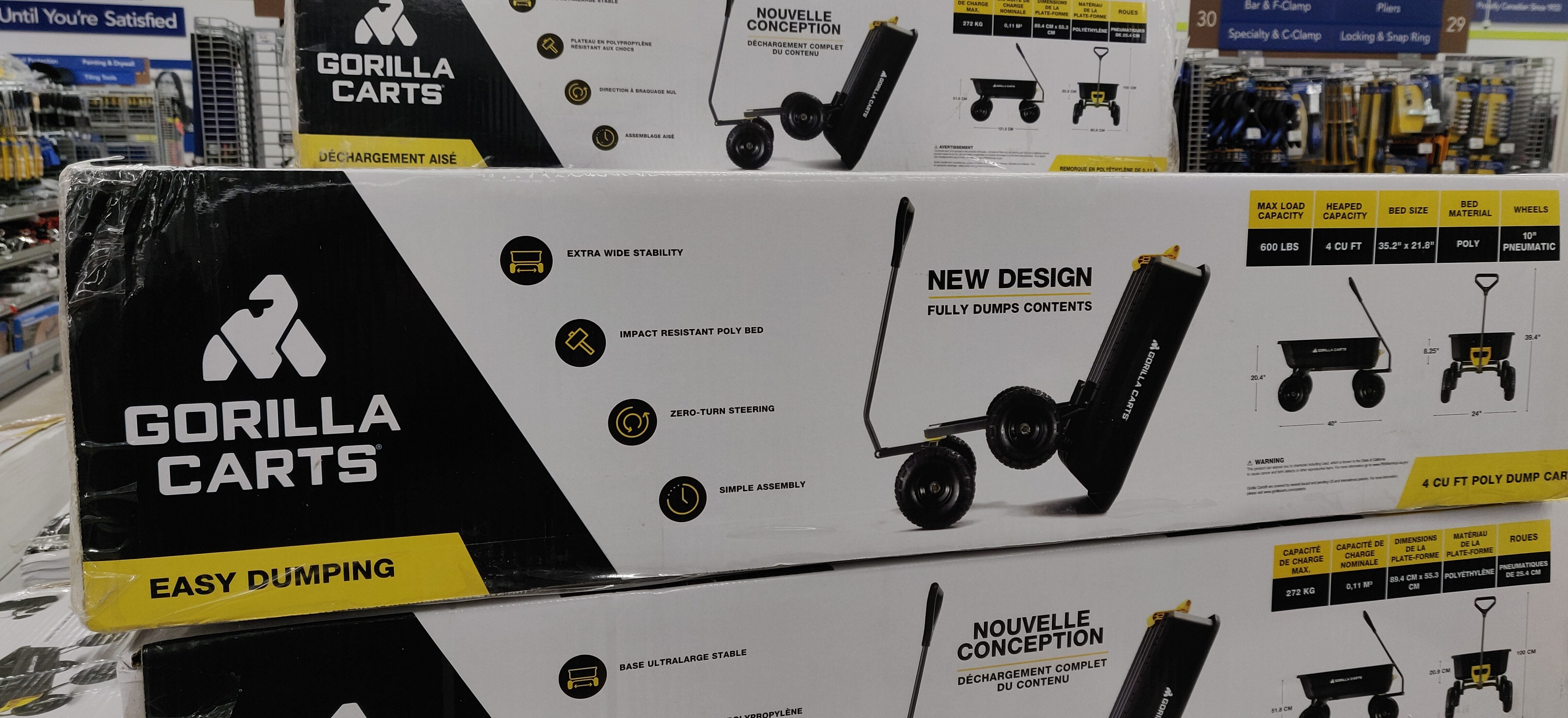 [Princess Auto] $80 (Reg $150) Gorilla Cart 600lb Poly Dump Cart. [YMMV ...