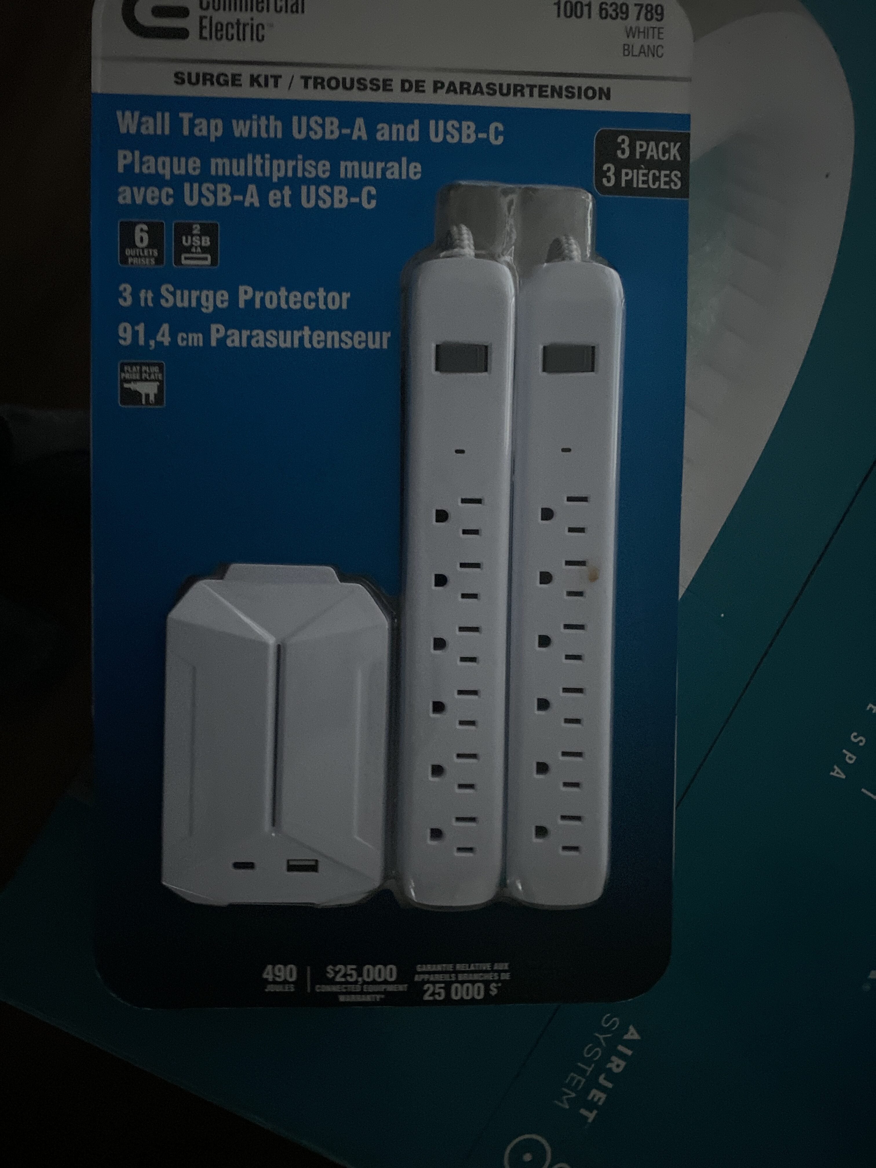 [Amazon.ca] AmazonBasics 6-Outlet Surge Protector Power Strip with 2 ...