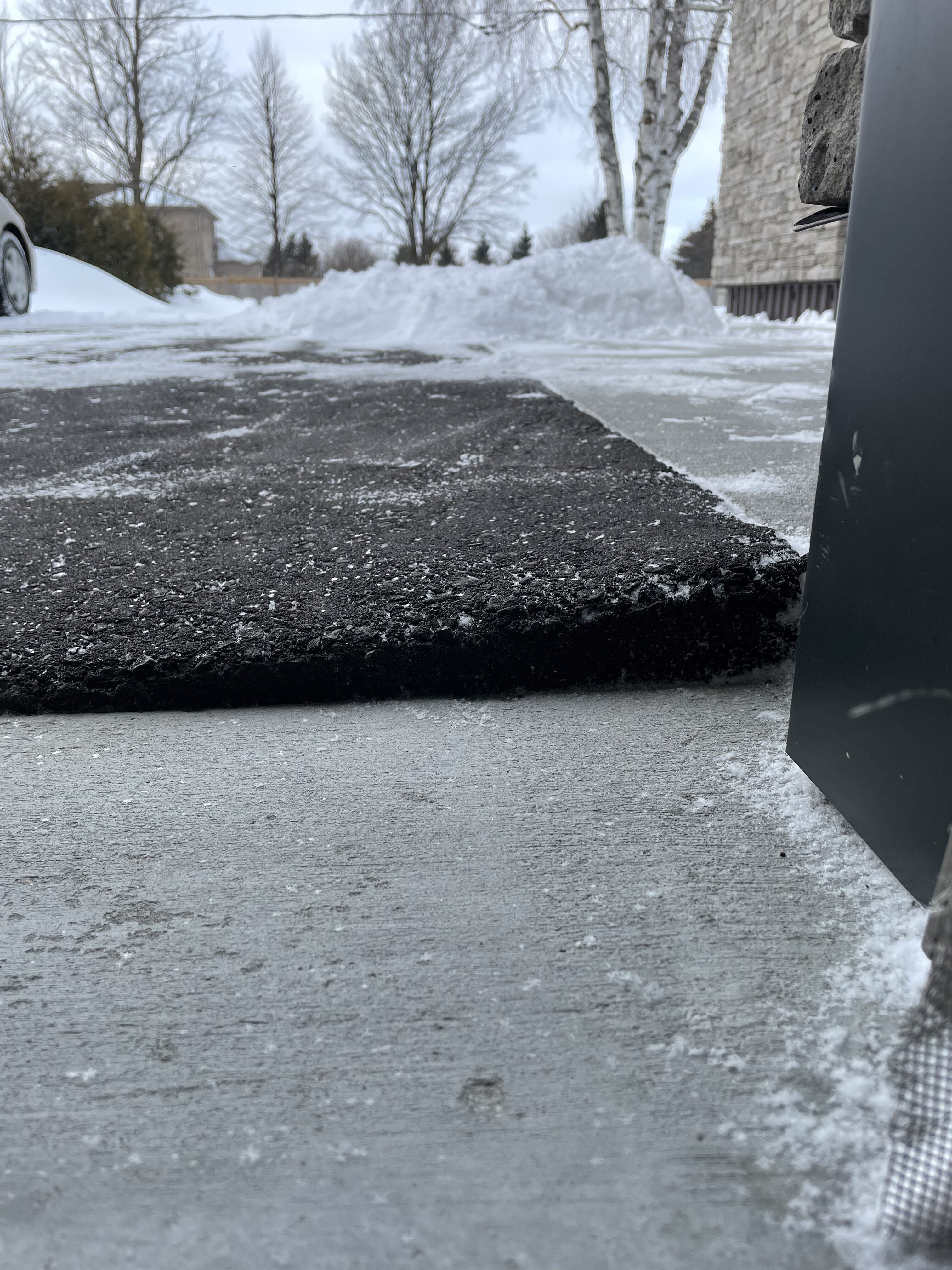 New Asphalt driveway heaving - RedFlagDeals.com Forums
