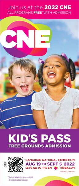 [Canadian National Exhibition] Free CNE Tickets for ages 5-13 ...