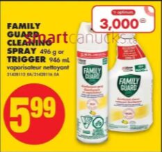 [Real Canadian Superstore] Family Guard Disinfectant (Spray or Trigger ...