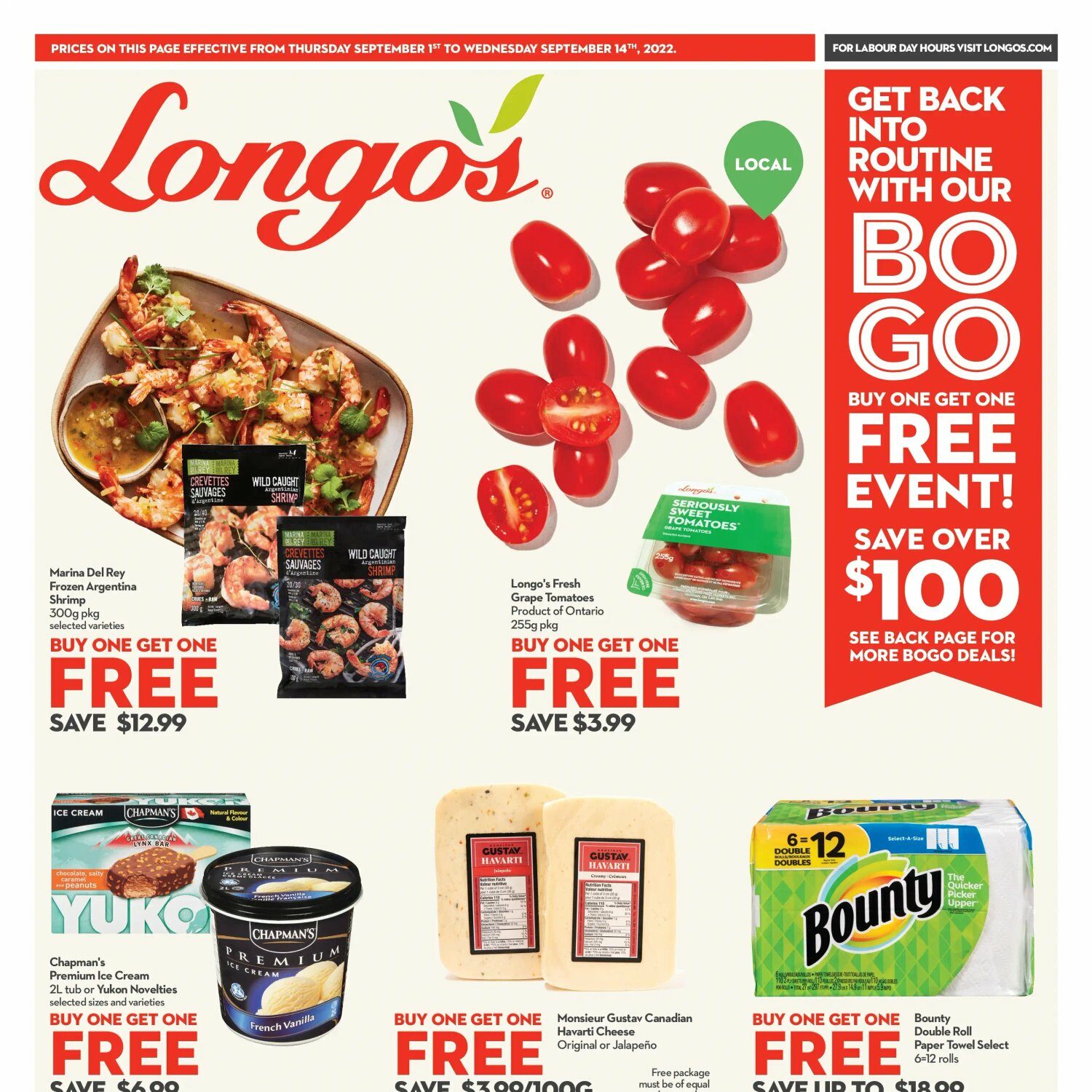 Longos Weekly Flyer - 2 Weeks of Savings - Sep 1 – 14 - RedFlagDeals.com