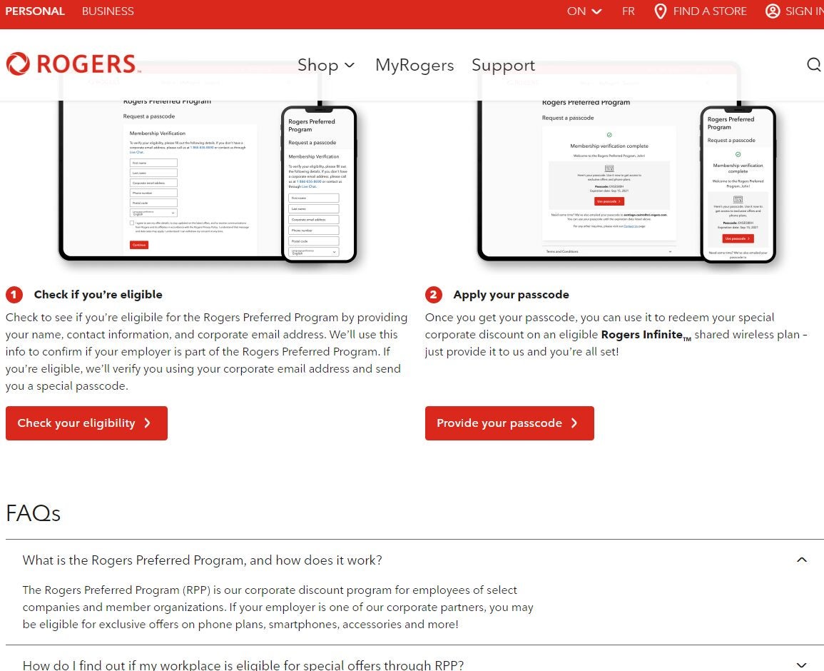 [Rogers] $50/40 GB rogers preferred program [YMMV] - RedFlagDeals.com ...