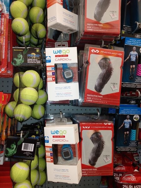 [Dollarama] WeGo CARDIO 100 Heart Rate Monitor watch with chest strap ...