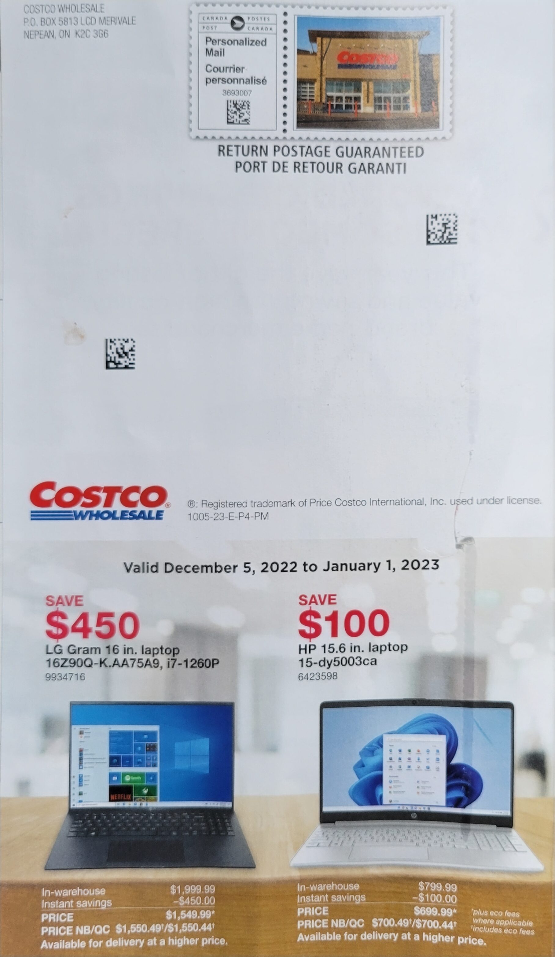 [Costco] Costco Monthly booklet coupons Dec 5th 2022 to Jan 1st 2023 ...