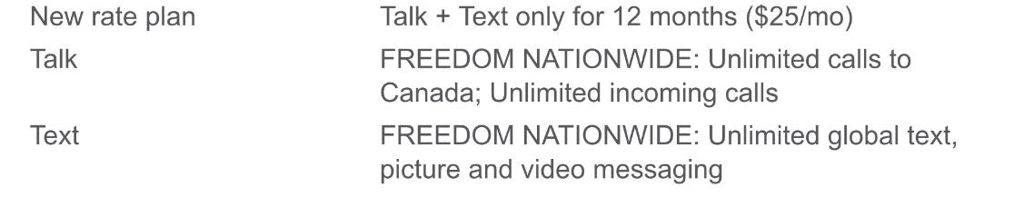 [Freedom Mobile] Retention prepaid $25 talk & text per year!! freedom ...