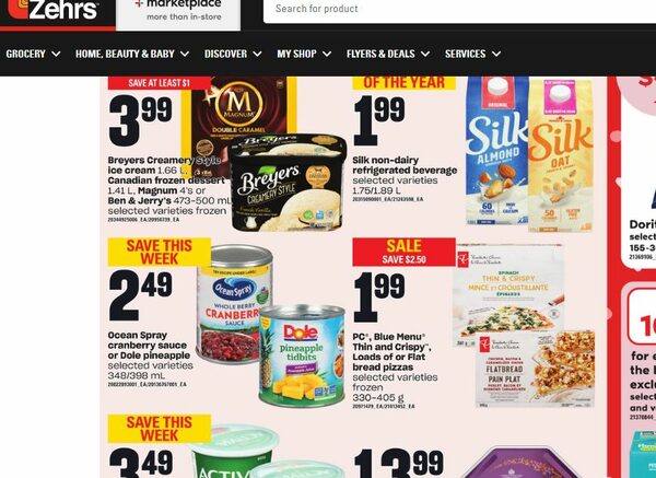[Loblaws] Hot deal: PC thin and crispy frozen pizza $1.99, etc ...