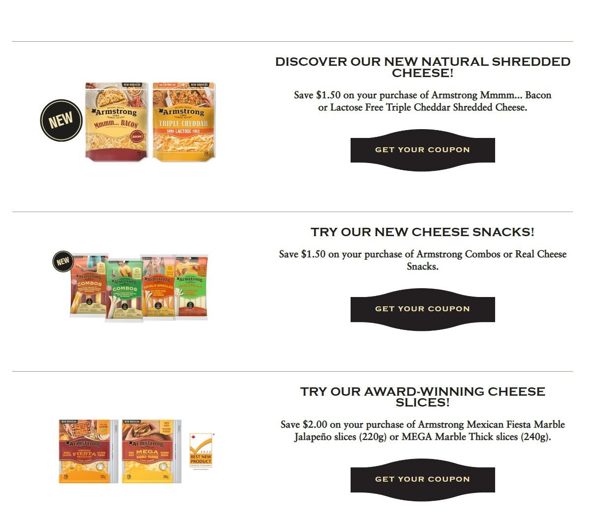 Armstrong Cheese Combos Snacks (180g) - RedFlagDeals.com Forums