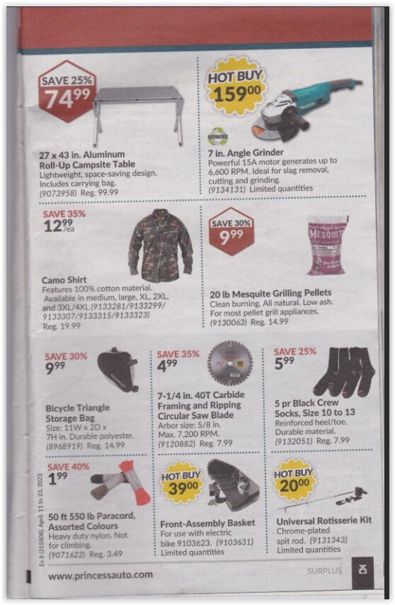 [Princess Auto] New Flyer April 11-23 - RedFlagDeals.com Forums