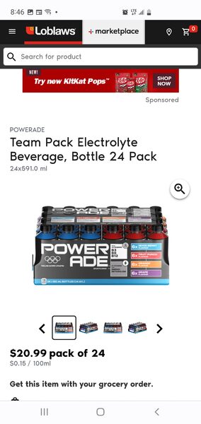 [Loblaws & Independent] $9.99 & 1000PC Points (After SCOP) for POWERADE ...