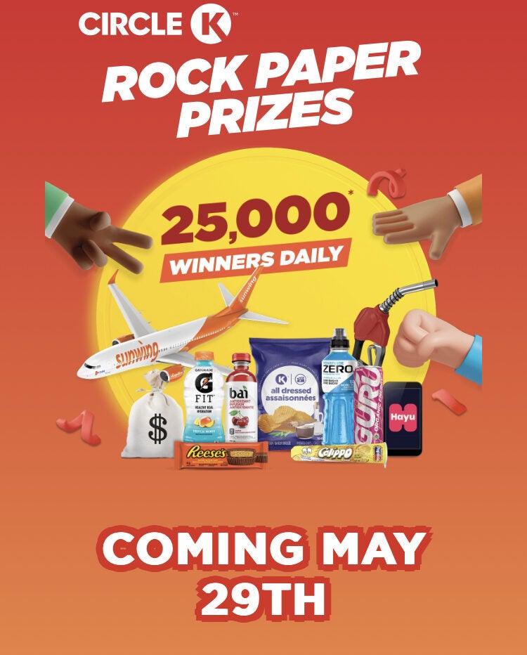 [Daily] 2023/07/24 Circle K "Rock Paper Prizes" Contest [No QC, YT, NU ...