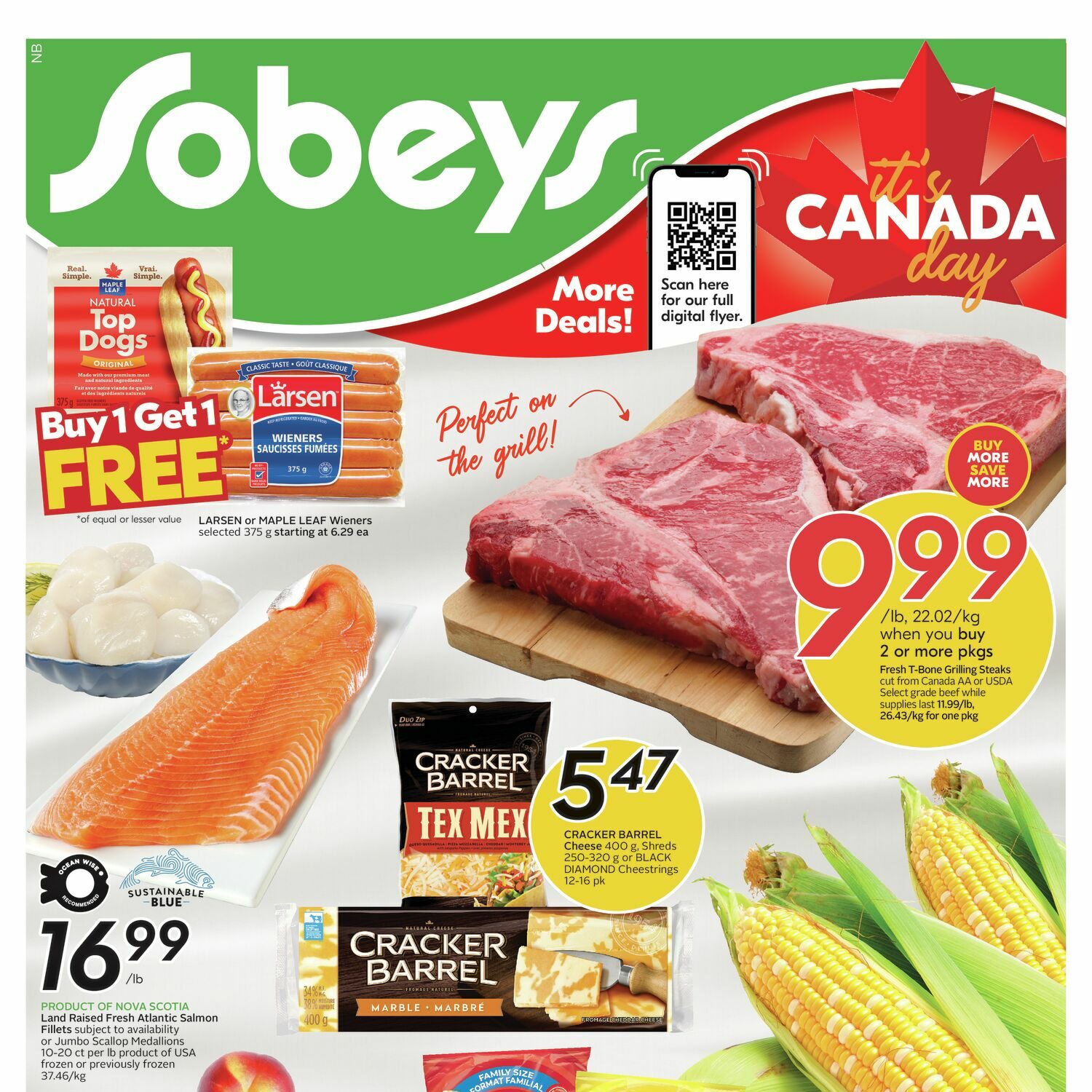 Sobeys Weekly Flyer - Weekly Savings (NB) - Jun 29 – Jul 5 ...