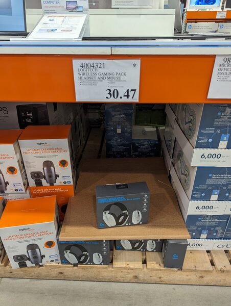 [Costco] Logitech Wireless Gaming Combo (Wireless Headset + Mouse) - 29 ...
