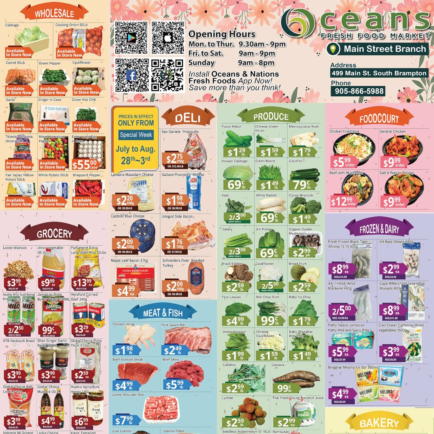Oceans Fresh Food Market Weekly Flyer - Main St. Store Only - Weekly ...