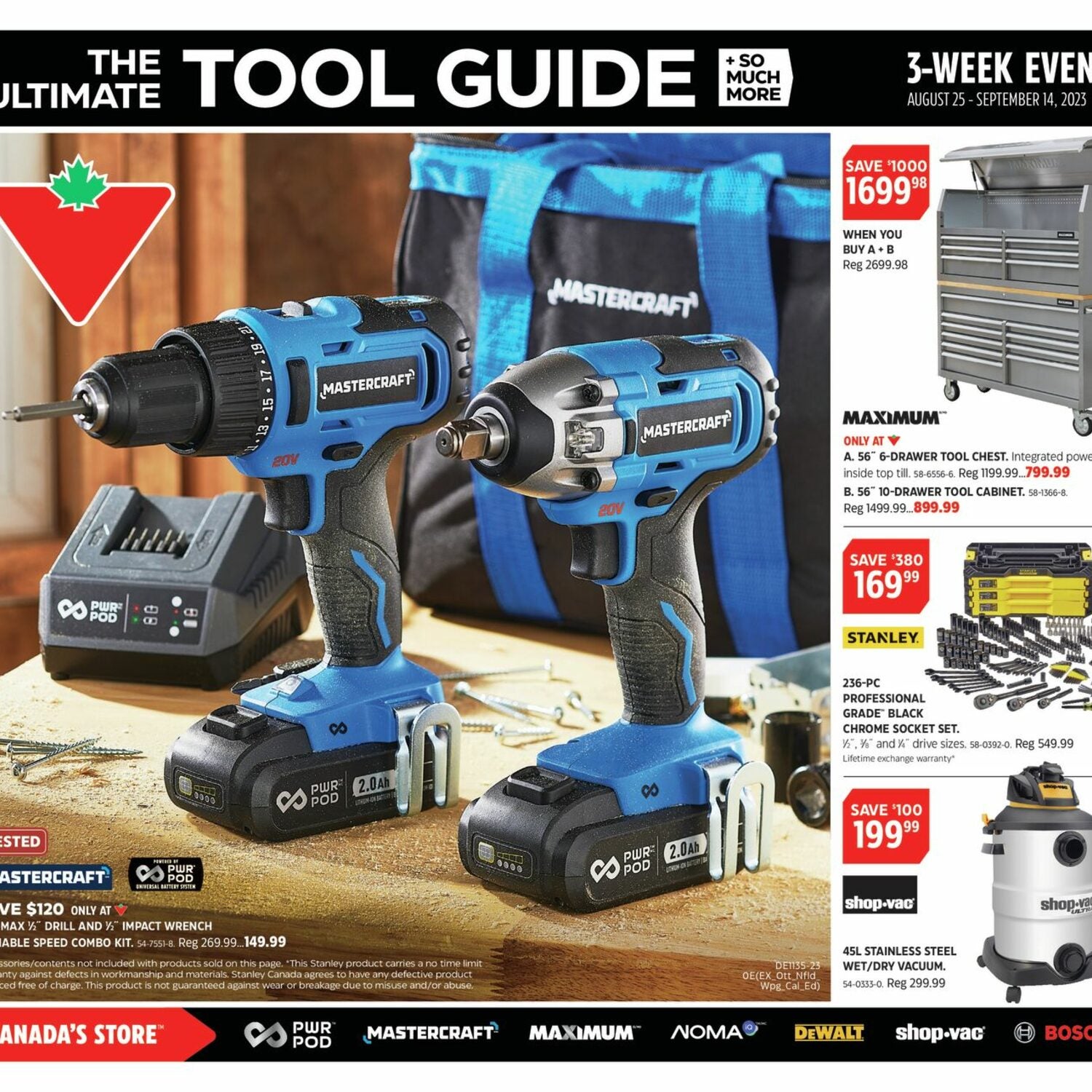 Canadian Tire Weekly Flyer - The Ultimate Tool Guide (West/NS/PE/YT ...
