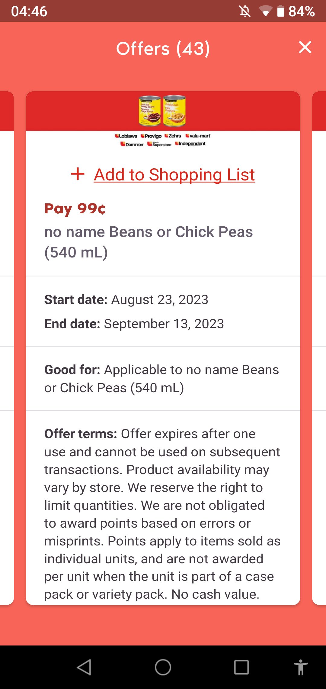 [Loblaws] No name canned beans $1 - RedFlagDeals.com Forums