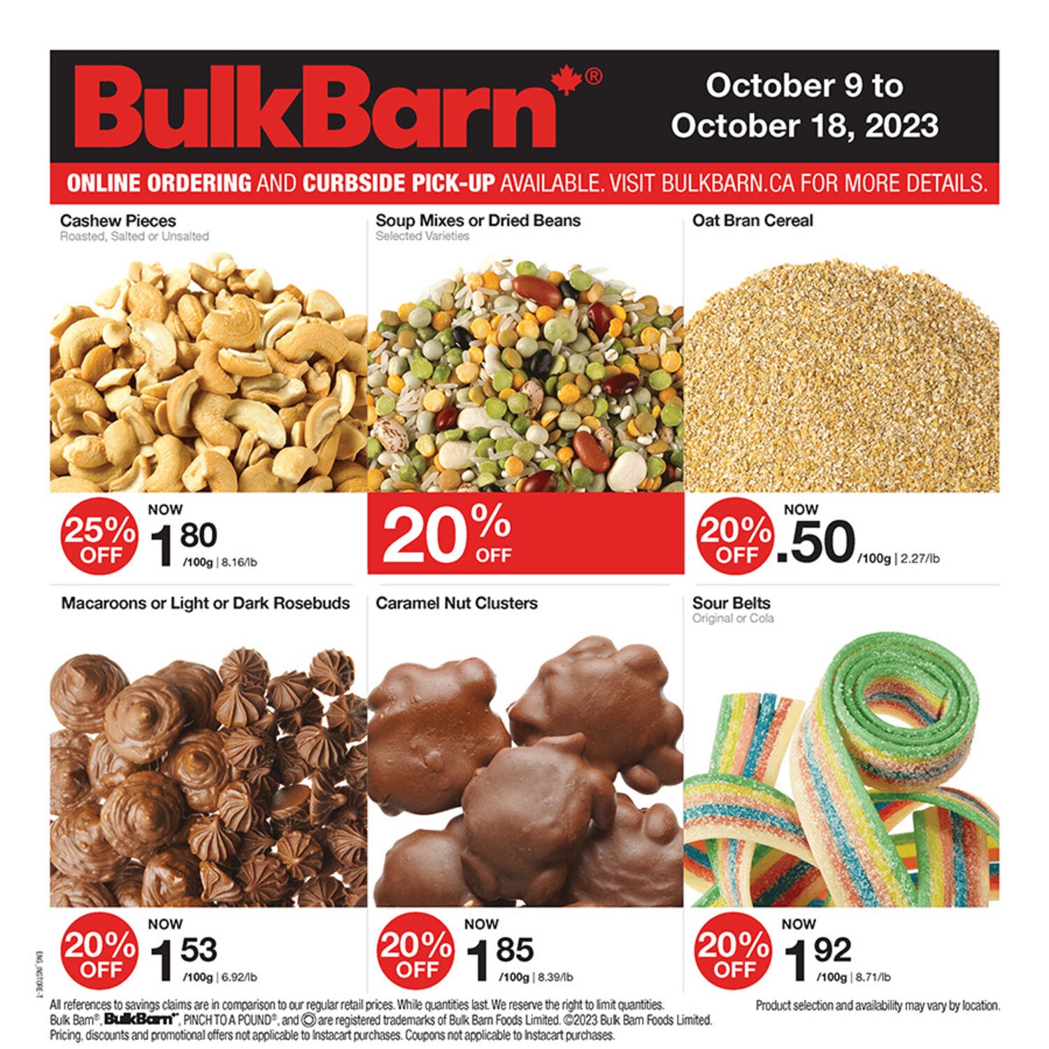 Bulk Barn Weekly Flyer - Weekly Deals - Oct 9 – 18 - RedFlagDeals.com