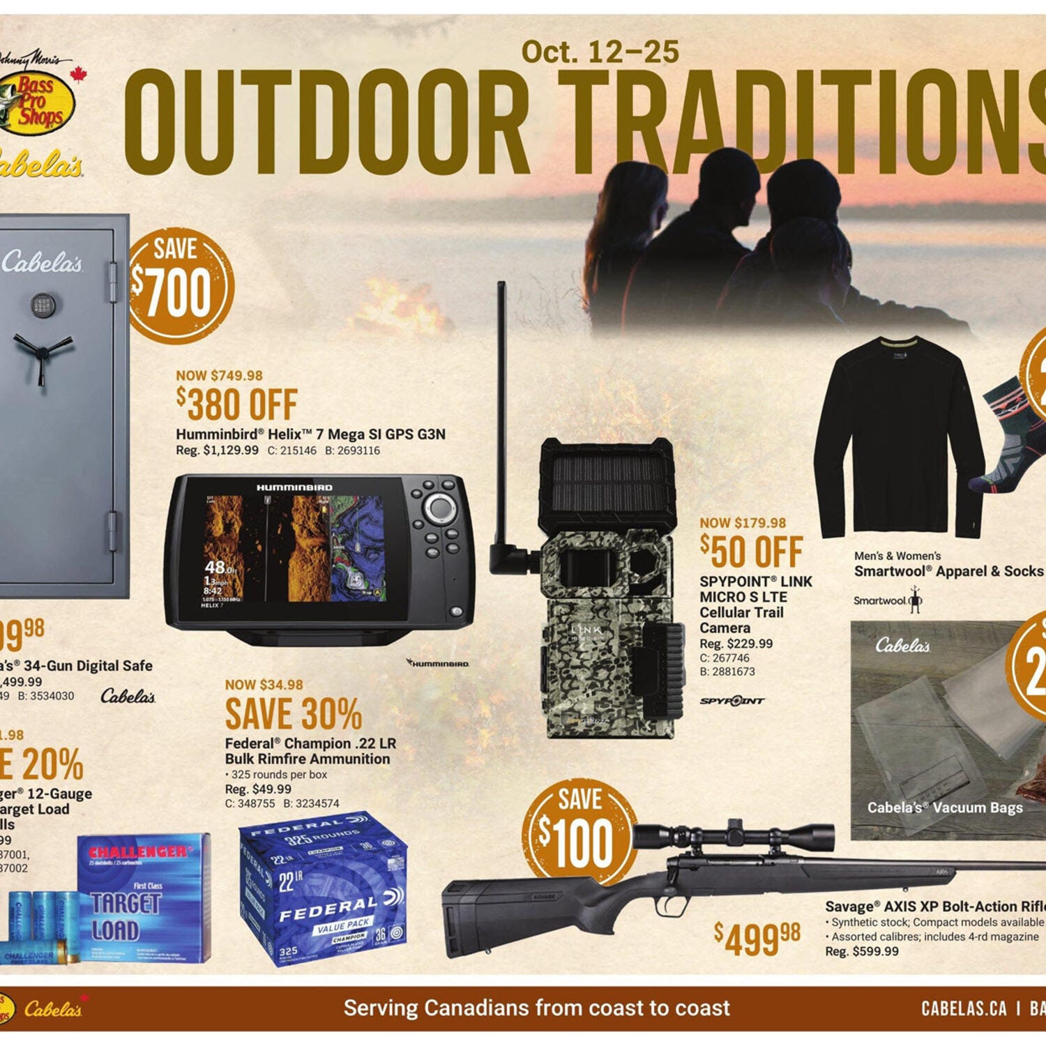 Bass Pro Shops Weekly Flyer - Outdoor Traditions (ON) - Oct 12 – 25 ...