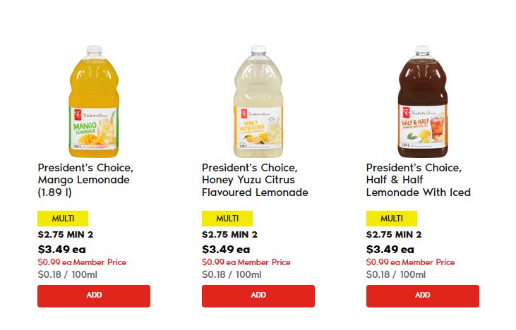 [Loblaws] PC Optimum Flash Offers [Oct 24-25] - Maple Leaf Top Dogs or ...
