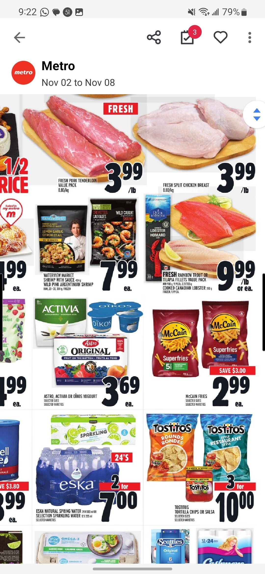 RFD has Different Flyer for Metro where fries are $1.99 - RedFlagDeals ...