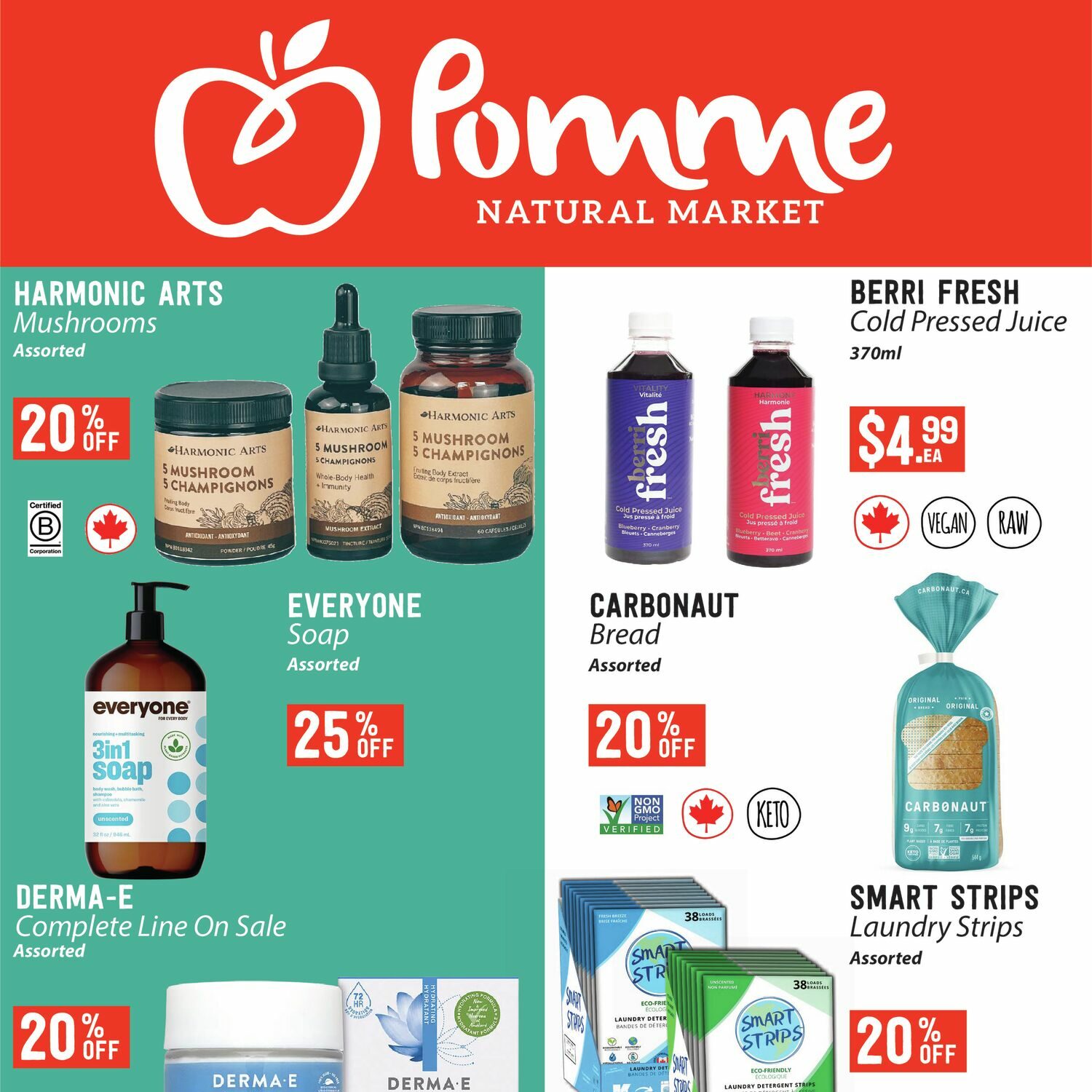 Pomme Natural Market Weekly Flyer - Monthly Specials - Nov 30 – Jan 3 ...