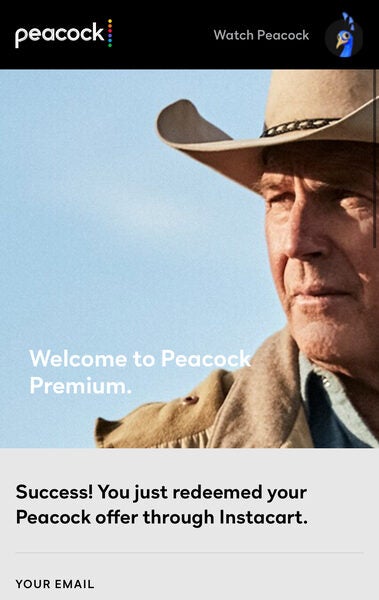 Free Peacock Premium for Instacart+ Members - RedFlagDeals.com Forums