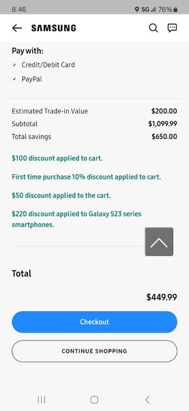 [Samsung] Shop Samsung App Offer: Extra 10% off first purchase ...